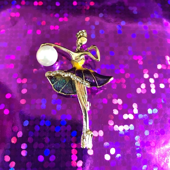 Jewelry | Dancing Ballerina Girl Brooch | Poshmark
